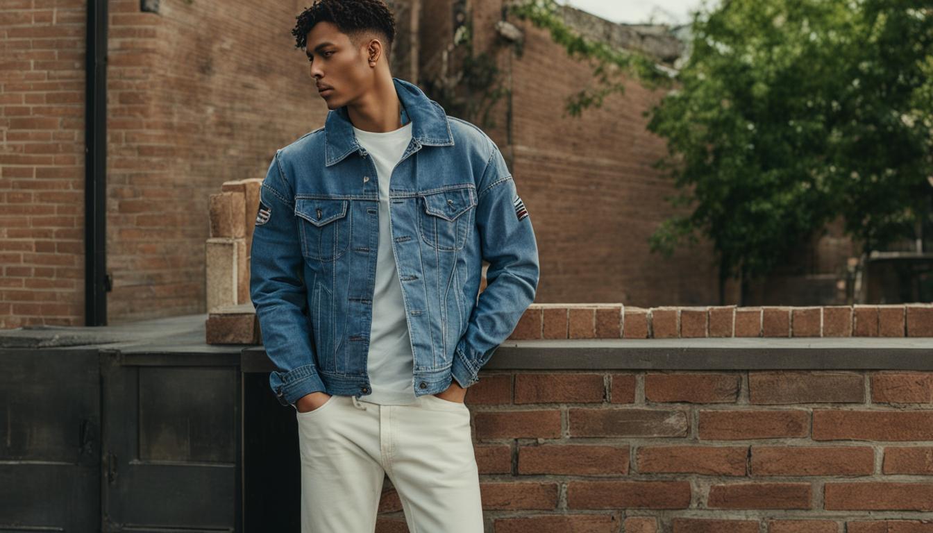 Rock Your Jean Jacket And Sweatpants Look Today!